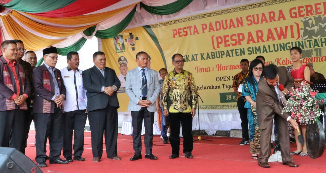 Pesparawi Kabupaten Simalungun Tahun 2022 Digelar di Open Stage Parapat