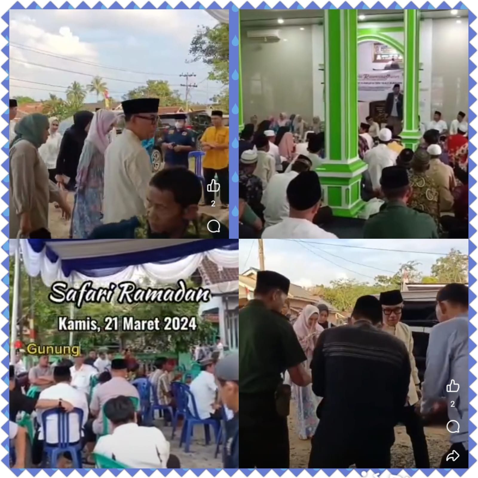 Dipimpin Bupati Way Kanan Tim Safari Ramadhan Berkunjung Ke Kecamatan